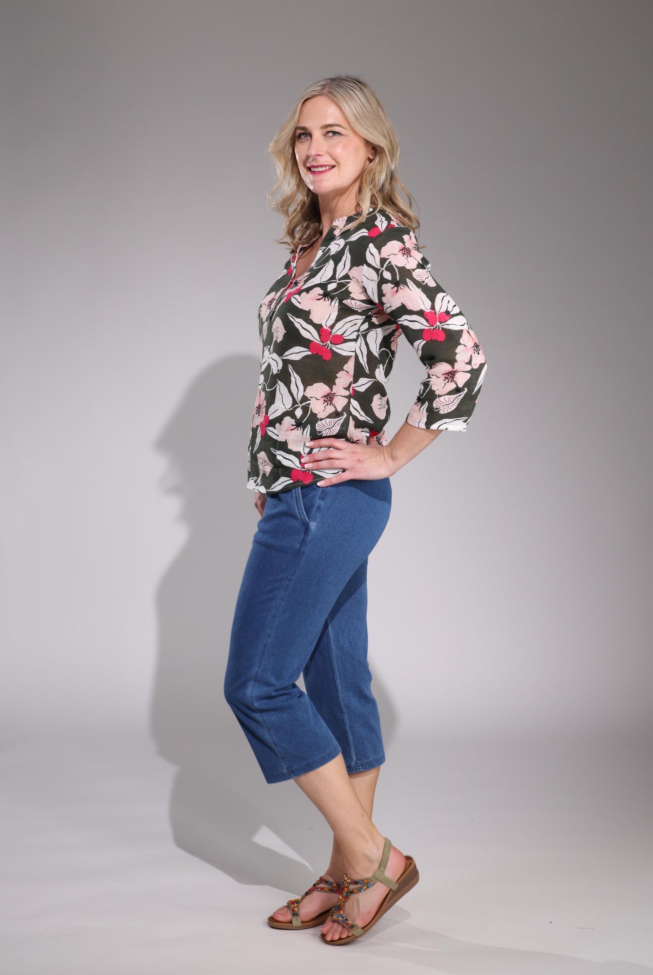 Mid Calf Jeans | MID INDIGO | 6916C1 – Ballentynes Fashion Central