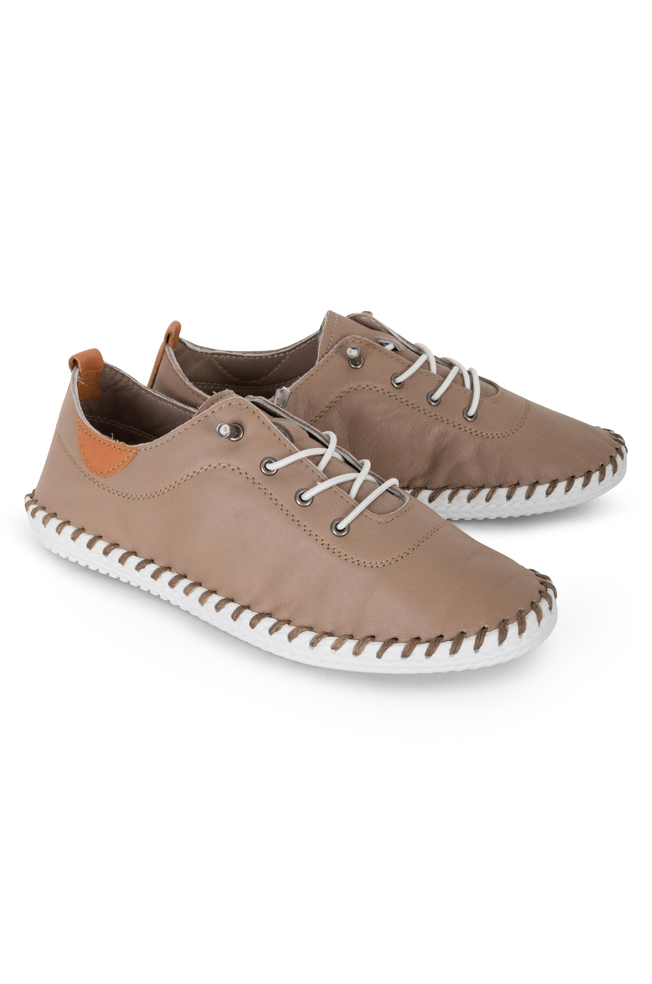 Liteweight Leather Sneaker | TAUPE | ST IVES AB – Ballentynes Fashion ...